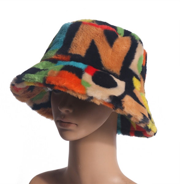Leopard Fur Bucket Hat - Etsy