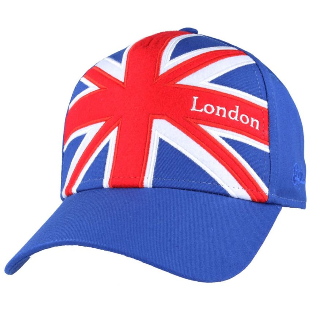 Patriotic Pride: Blue London Union Jack Baseball Cap - Etsy
