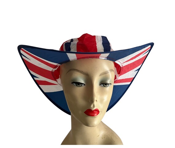 Union Jack Foldable Cowboy Hat Foldable Union Jack Bucket - Etsy UK