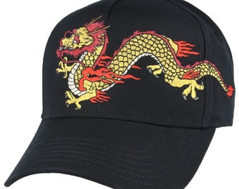 Dragon Hat Unique Epic Embroidered Mythical Dragons Caps - Etsy