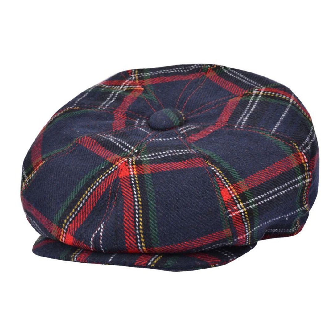 The G&H Scottish Tartan 8 Panel Newsboy Cap: Heritage Chic With a Touch ...