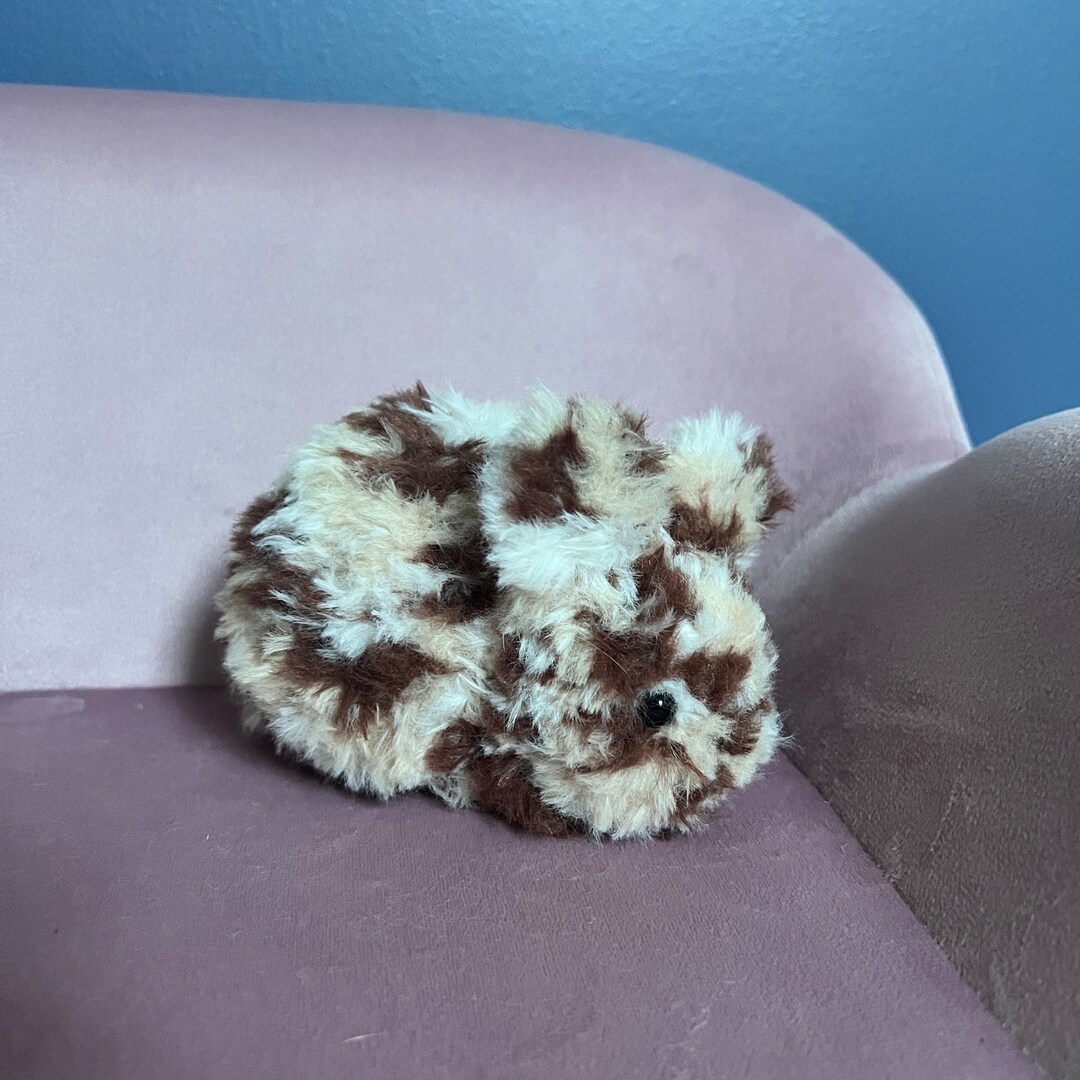 Tricolor Baby Fuzzy Lop Plush Bunny Rabbit Simple - Realistic - Fluffy ...