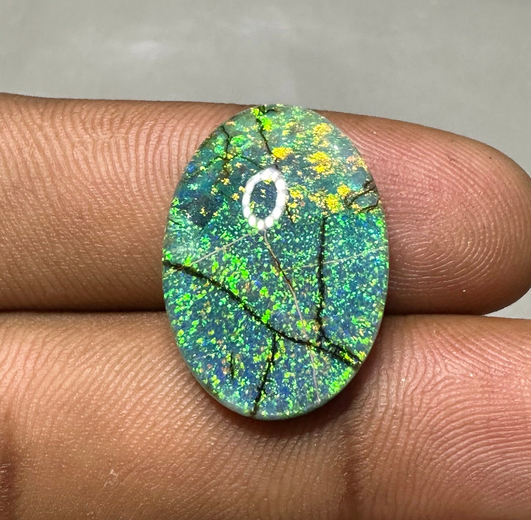 AAA Sterling Monarch Opal Cabochon Loose Gemstone Opal Fire Monarch ...