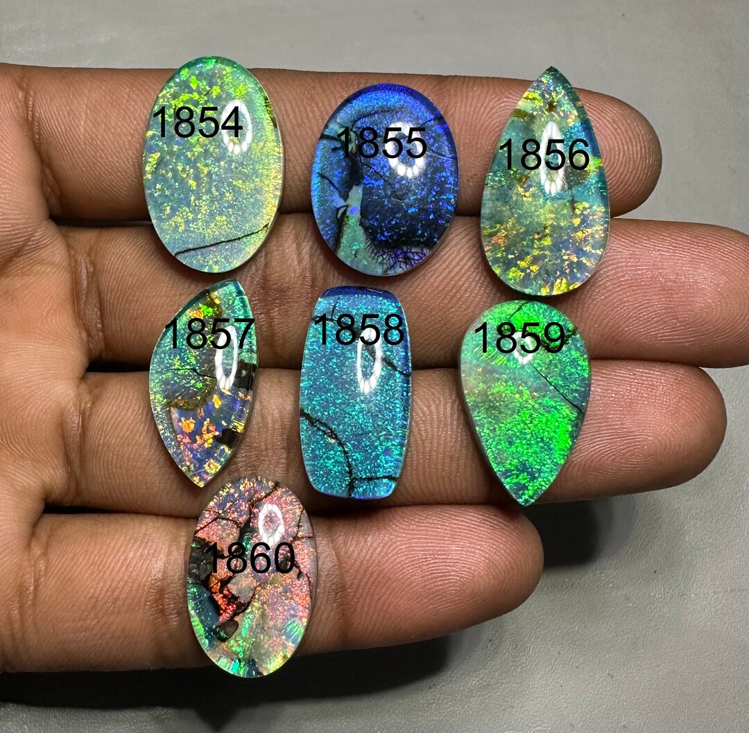 AAA+ Australian Monarch Opal Gemstone Opal Doublet Monarch Opal ...