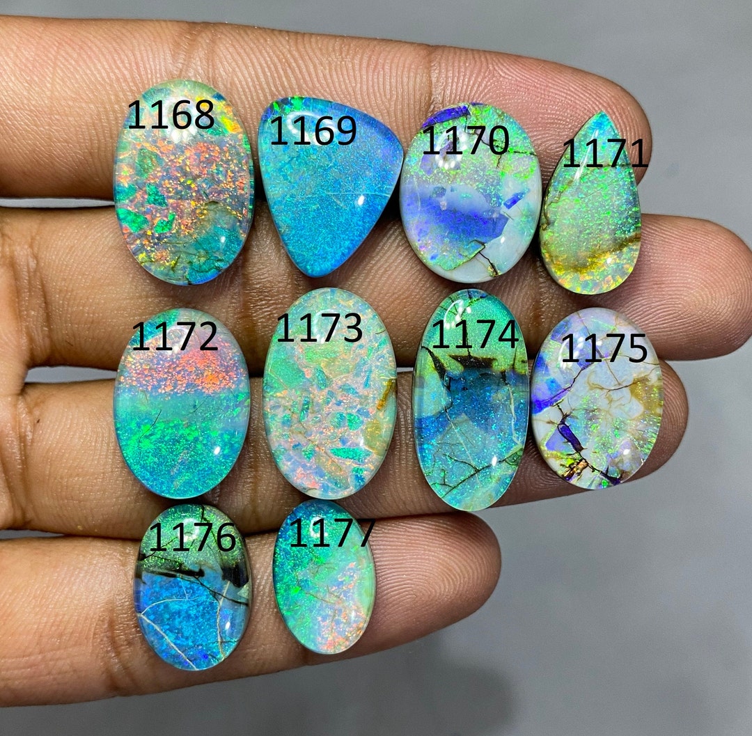 Sterling Monarch Opal Cabochon Monarch Opal Doublet Monarch Opal ...