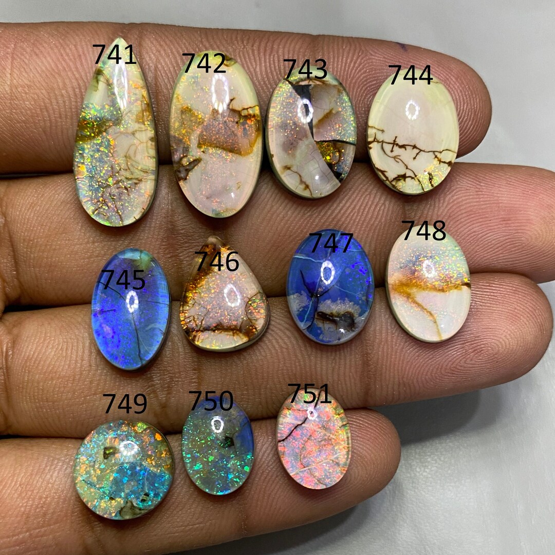 Calibrated Monarch Opal Gemstone Cabochon Loose Gemstone AAA Monarch ...
