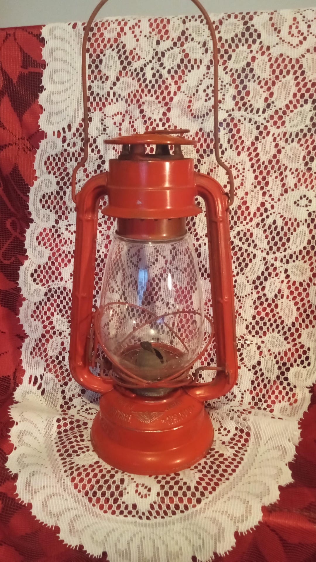 Vintage Red Winged Wheel No.500 Kerosene Lantern Japan - Etsy
