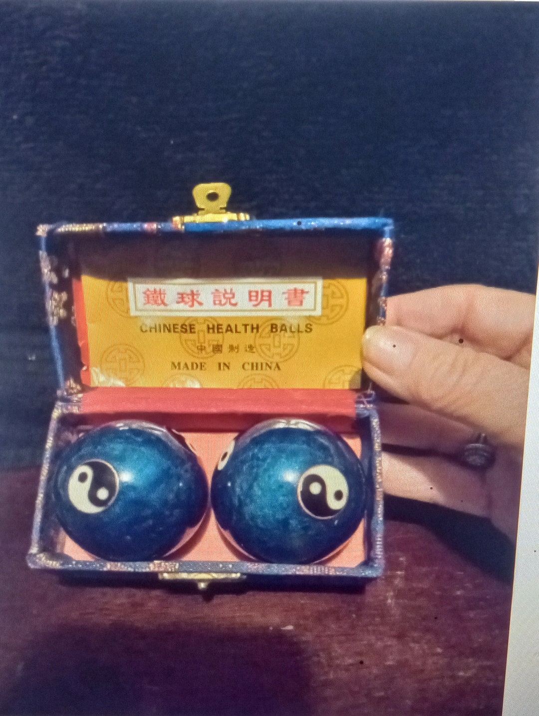 Cloisonne Yin Yang Chinese Exercise Balls - Etsy