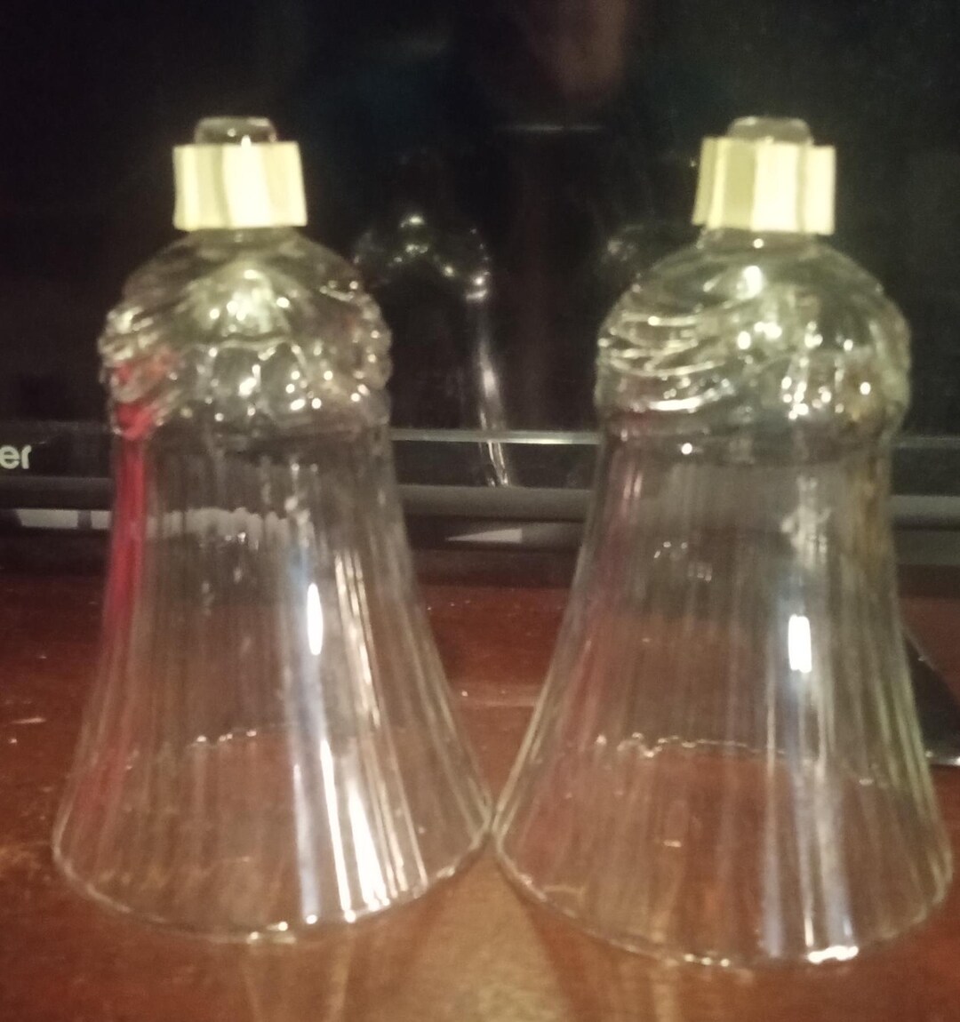 2 Homco Vintage Renaissance Clear Glass Peg Votive Candle Holders - Etsy