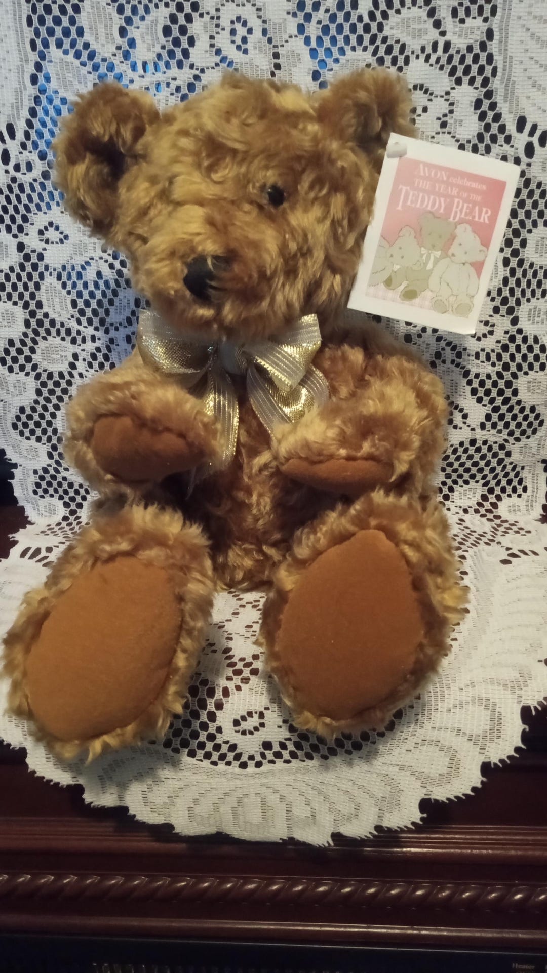 Avon Talking Teddy Bear 100th Anniversary 2002 Voice Activated - Etsy