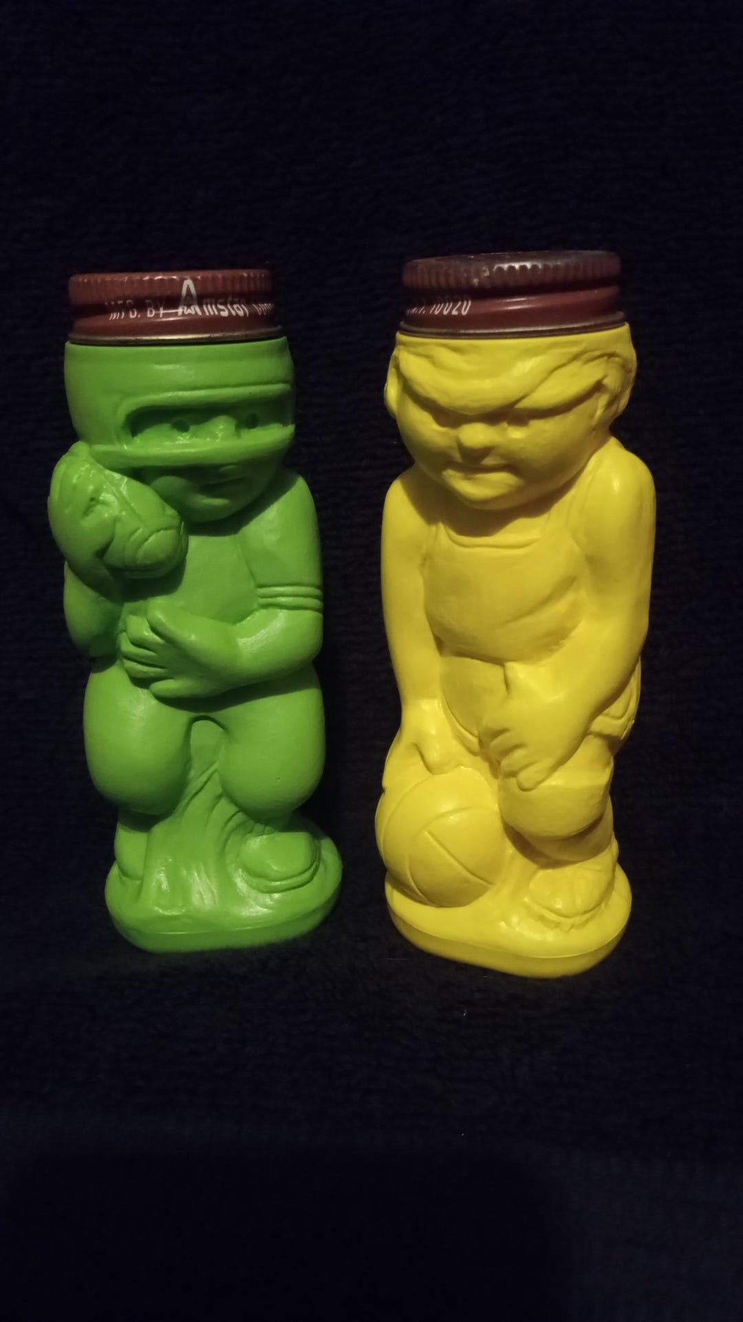 2 Vintage 70, S Domino Sugar and Cinnamon Plastic Basketball and ...