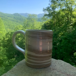 Natural Coffee Mug - Marbled Clay Coffee Mug - Natural Color Coffee Mug ...