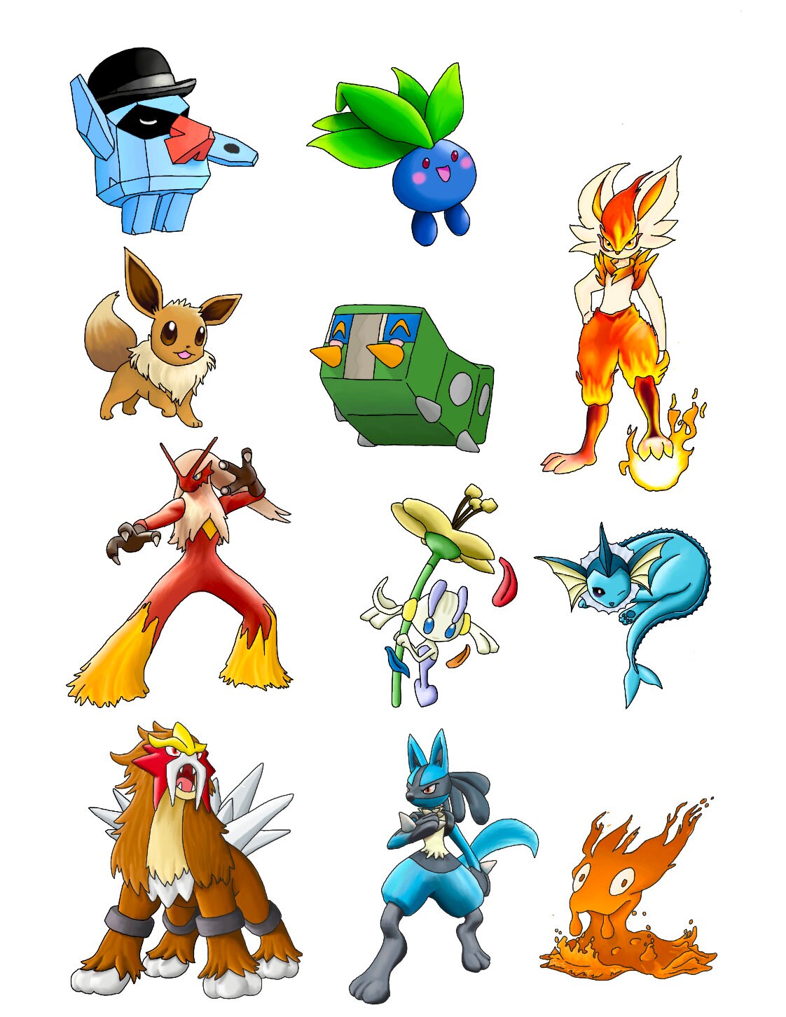 Pokemon Sticker Pack Temporary - Etsy