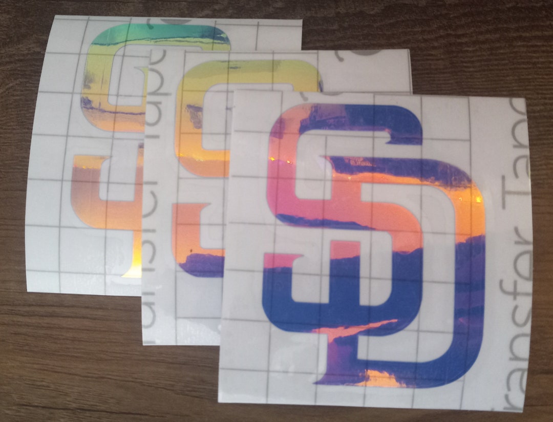 SD Baseball Style 3" Decal Sticker - Etsy
