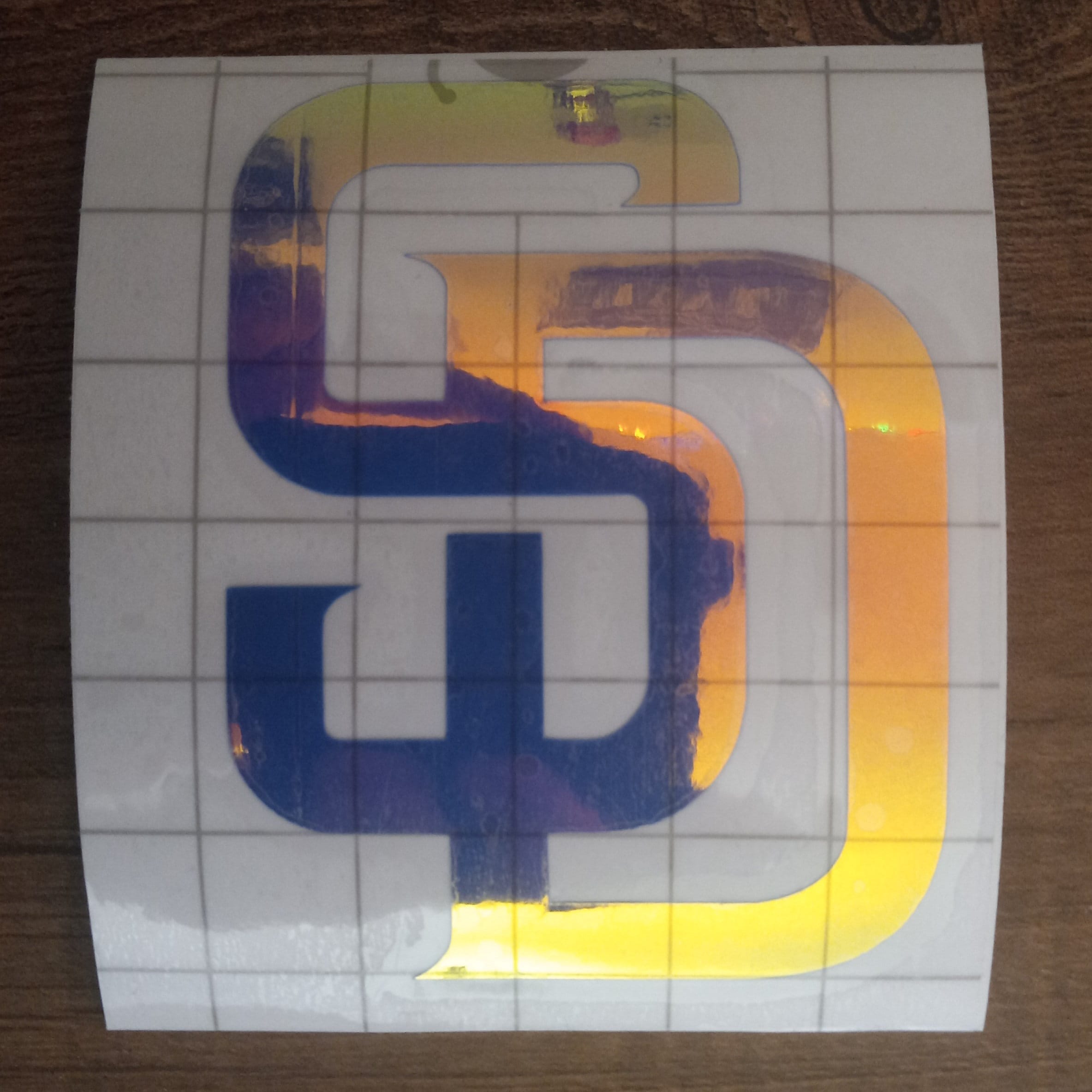 SD Baseball Style 3" Decal Sticker - Etsy