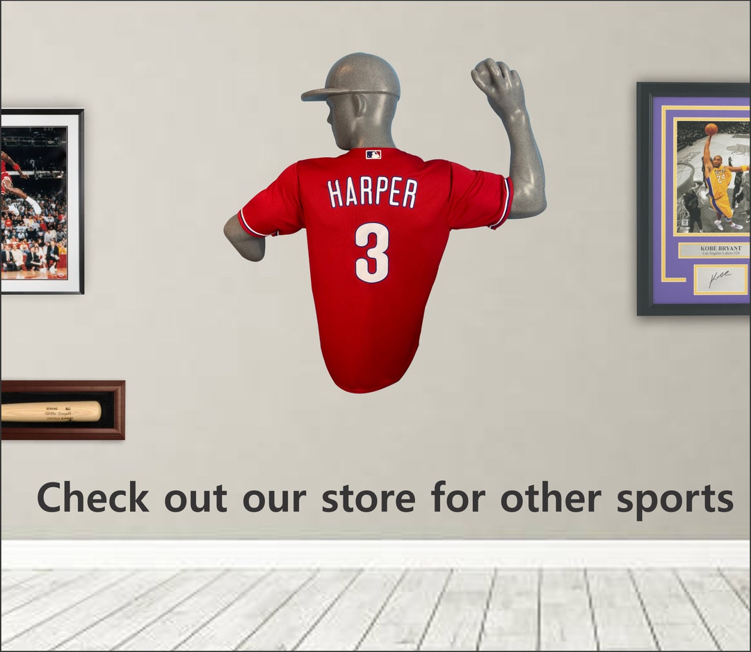 Jersey Display Wall Mount Baseball - Etsy