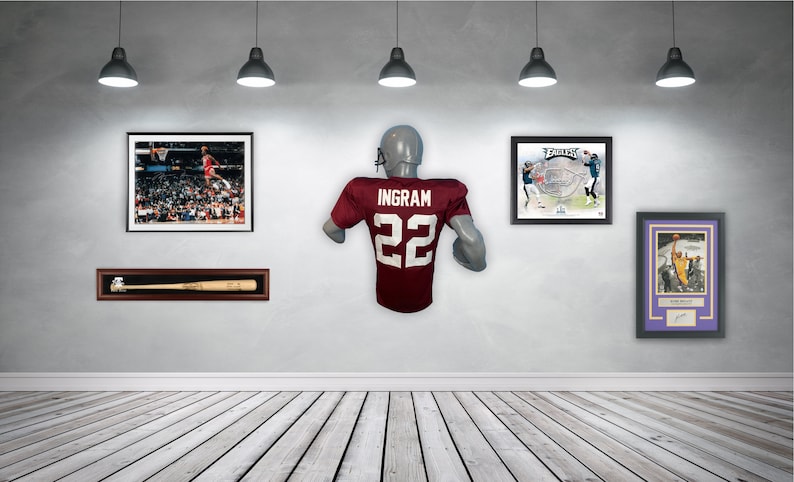 Jersey Display Wall Mount Football - Etsy