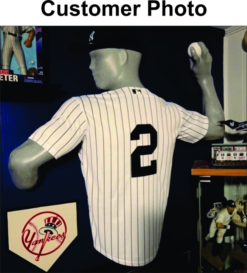 Jersey Display Wall Mount Baseball - Etsy