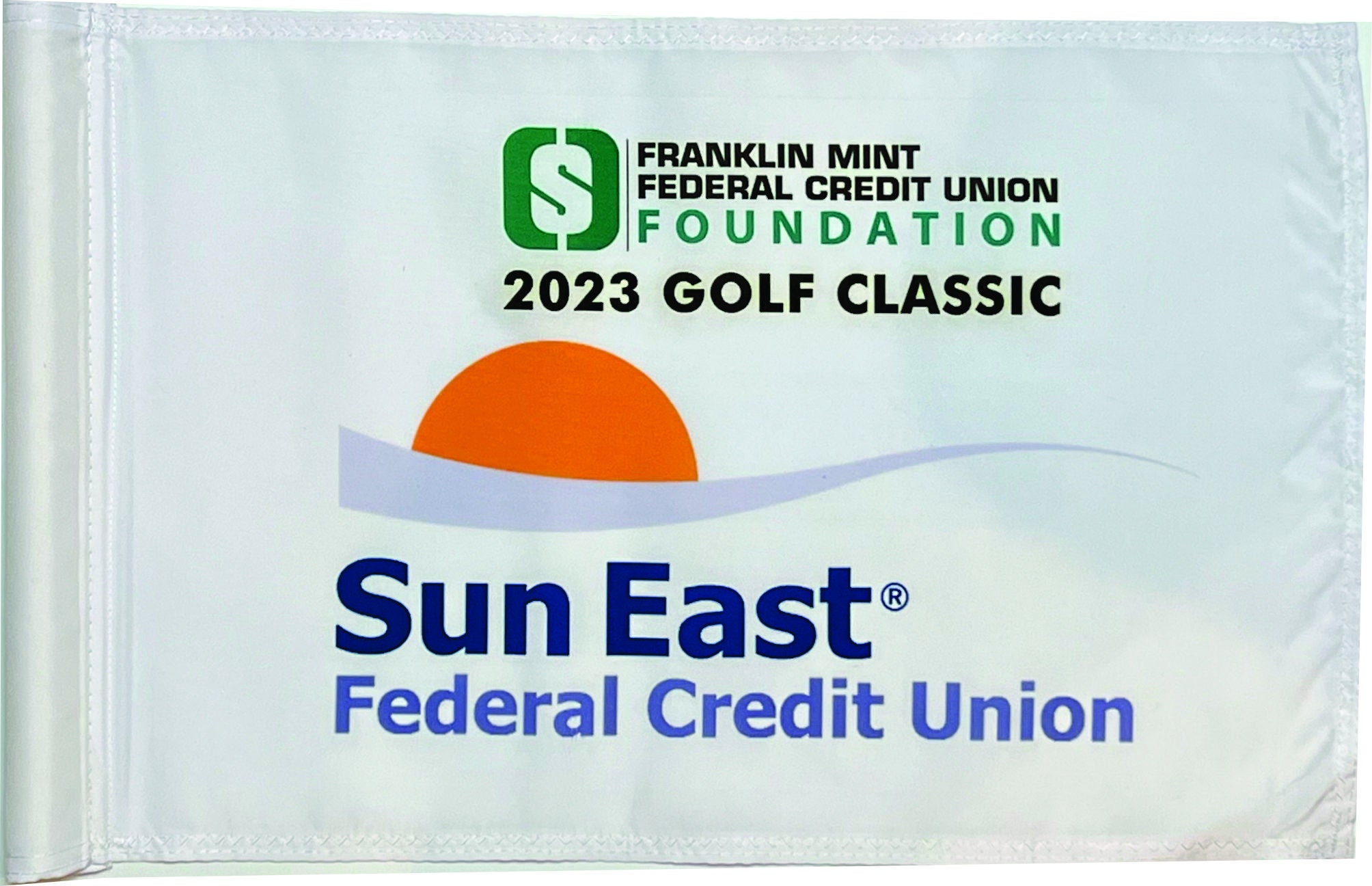 9 Golf Flags, Custom Sponsor Logo for Charitable Golf Tournaments ...