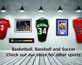 Jersey Display Wall Mount Baseball - Etsy