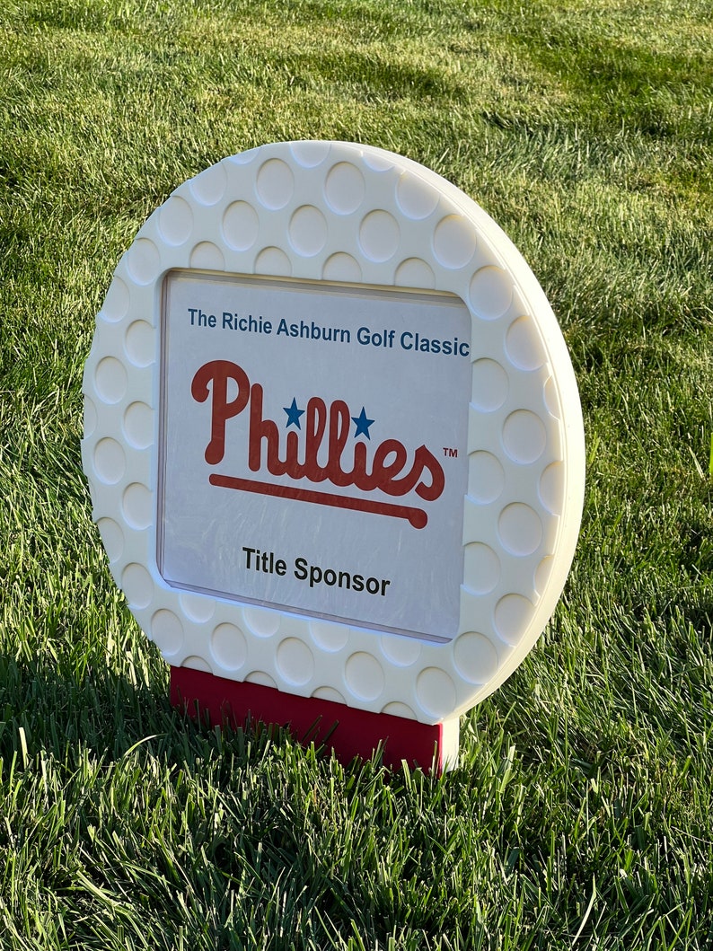 Set of 9 Reusable Golf Tournament Sponsor Sign - Etsy