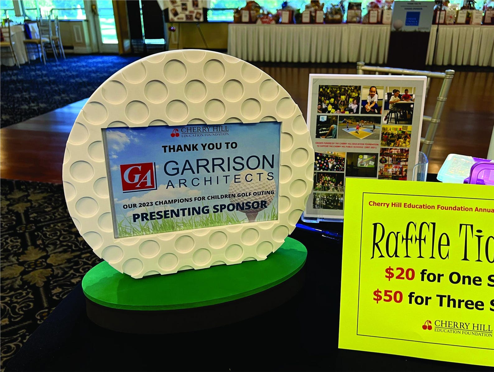 Set of 10 Reusable 2 Sided Golf Outing Sponsor Table Signs - 10 Sign ...