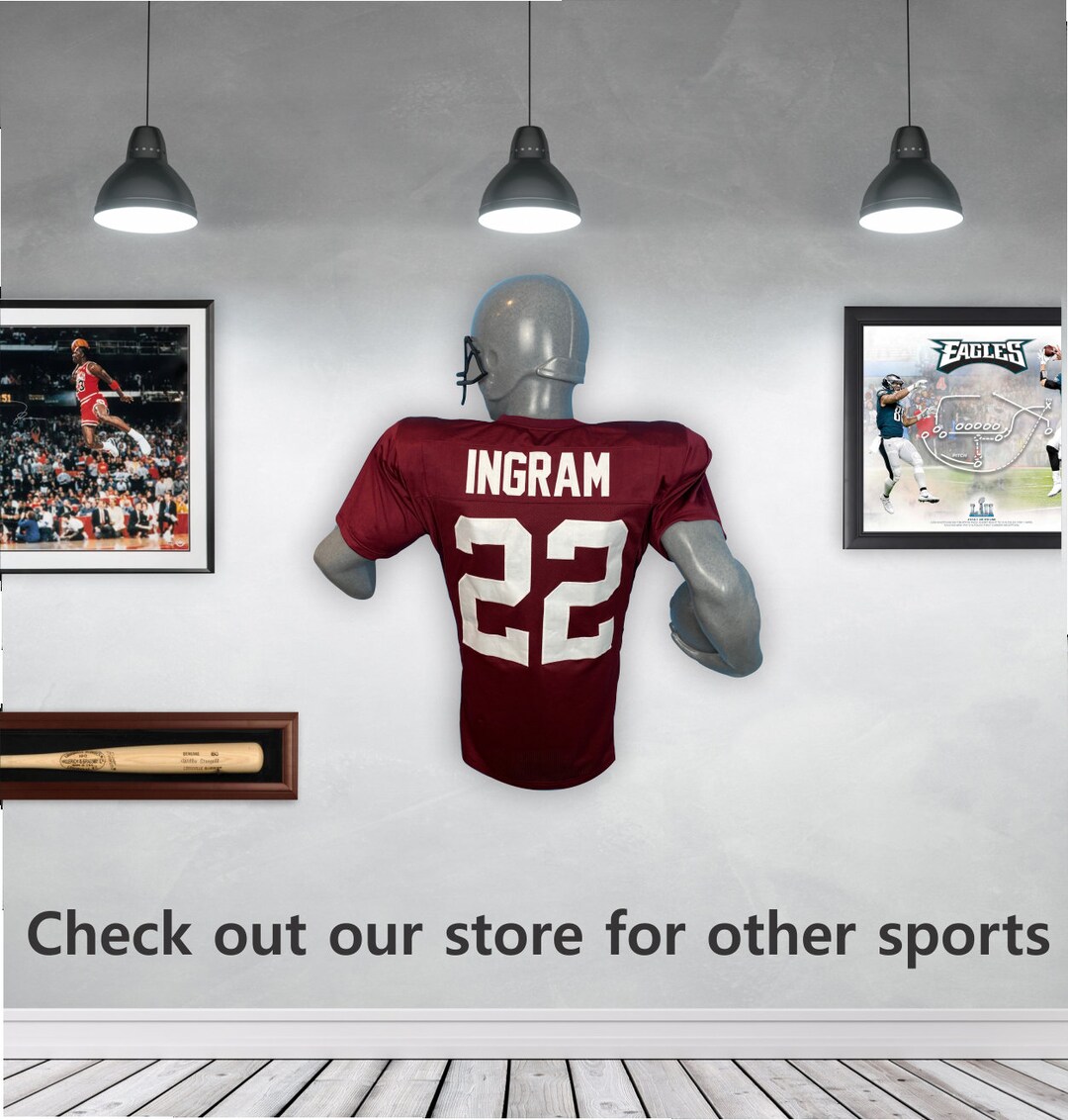Jersey Display Wall Mount Football - Etsy
