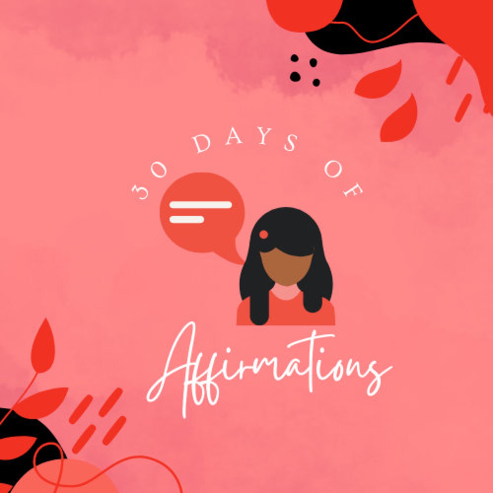 30 Day Affirmation Chart - Etsy