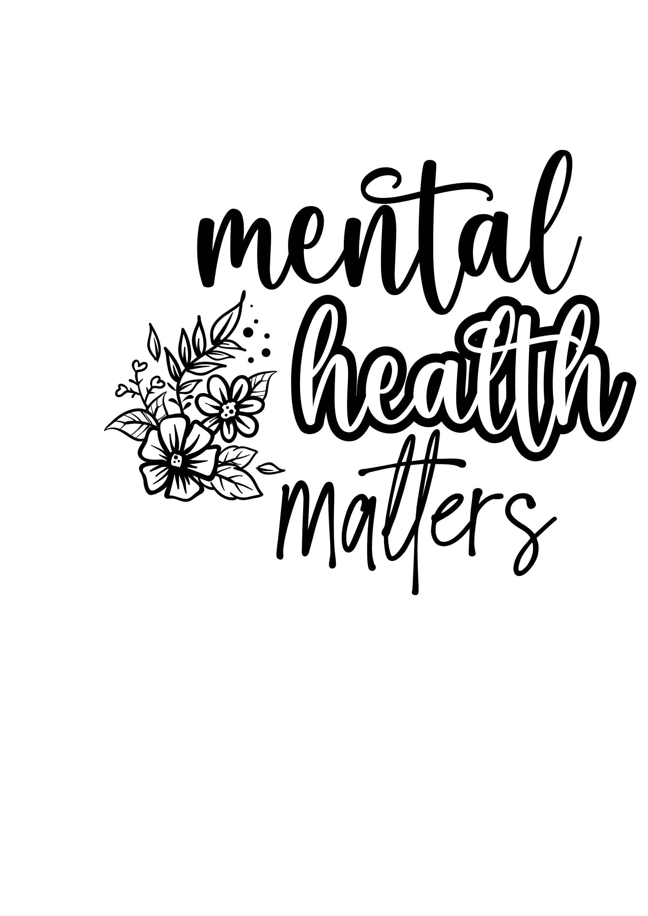 Mental Health Matters Svg - Etsy