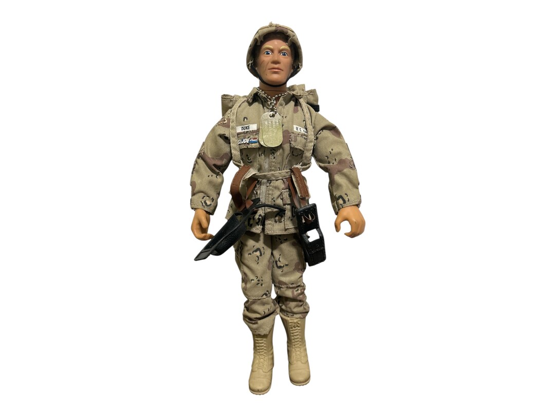 12" HASBRO 1992 GI JOE Hall of Fame Duke Action Figure With Some ...