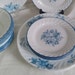 CORELLE BLUE VELVET Roses Dinnerware sold Separately - Etsy