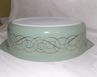 Pyrex Sage Scroll - Etsy