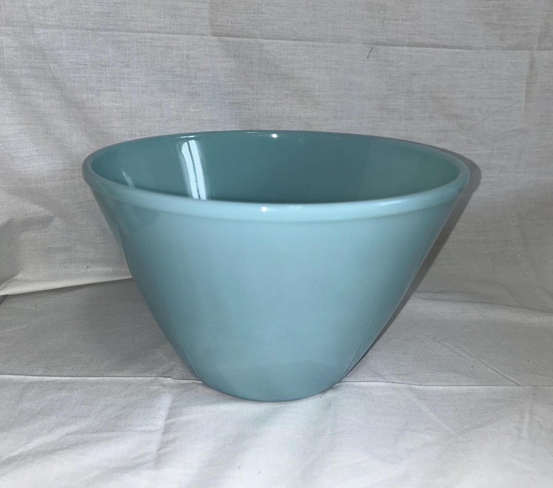 FIRE KING DELPHITE Blue 8 1/2" Splash Proof Mixing Bowl - Etsy