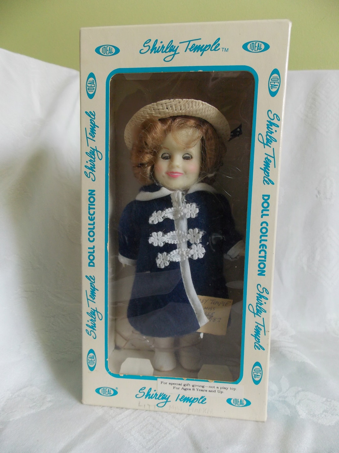 Vintage 8" SHIRLEY TEMPLE DOLL Poor Little Rich Girl in Original Box - Etsy