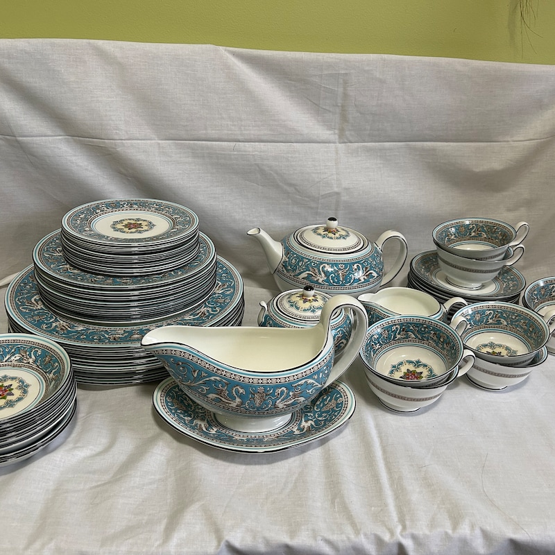 Turquoise Dinnerware - Etsy