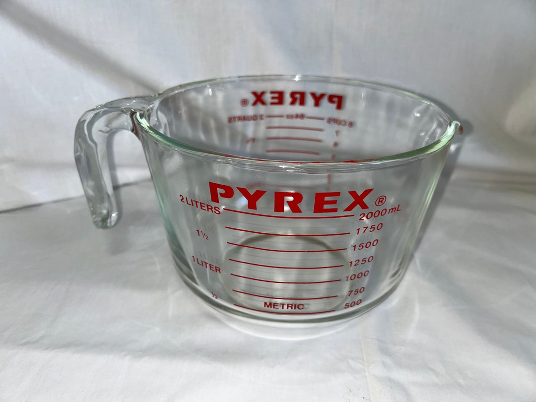 PYREX 64 OZ MEASURING Cup 2 Liters 8 Cups - Etsy