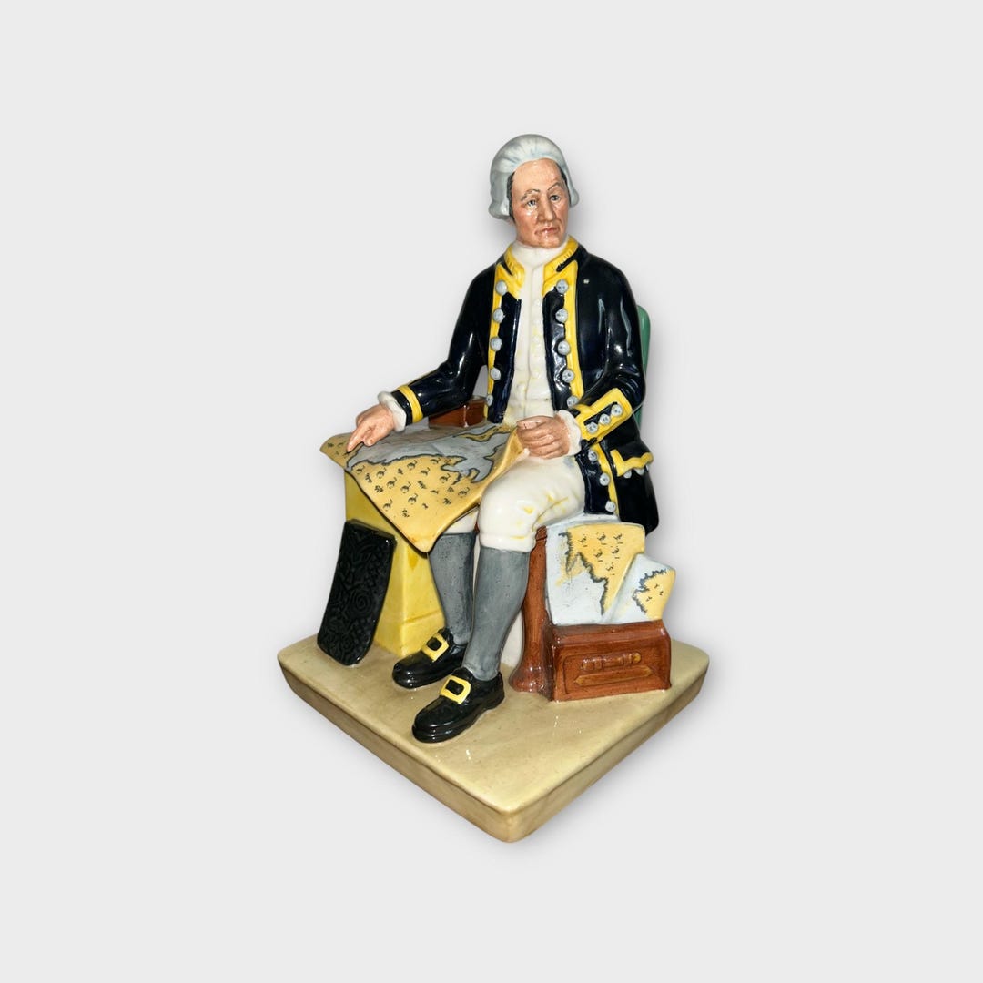 ROYAL DOULTON Captain Cook Figurine HN2889 - Etsy
