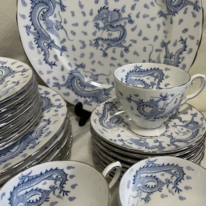 Rare TUSCAN CHINA BLUE Dragon Dinnerware ***sold Separately** - Etsy