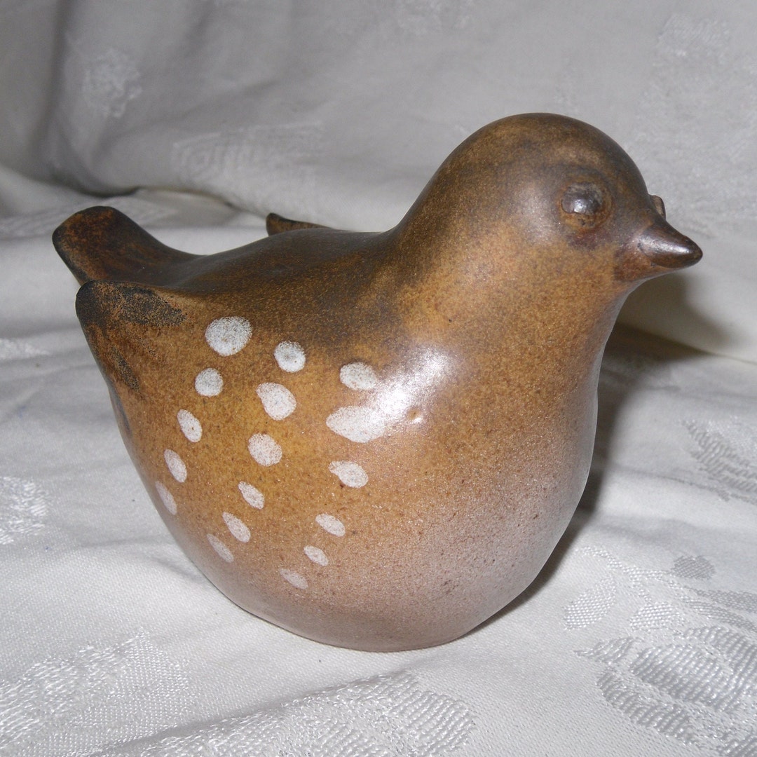 Thomas TOMMY KAKINUMA BIRD Figurine Studio Pottery #1 of 2 Available - Etsy