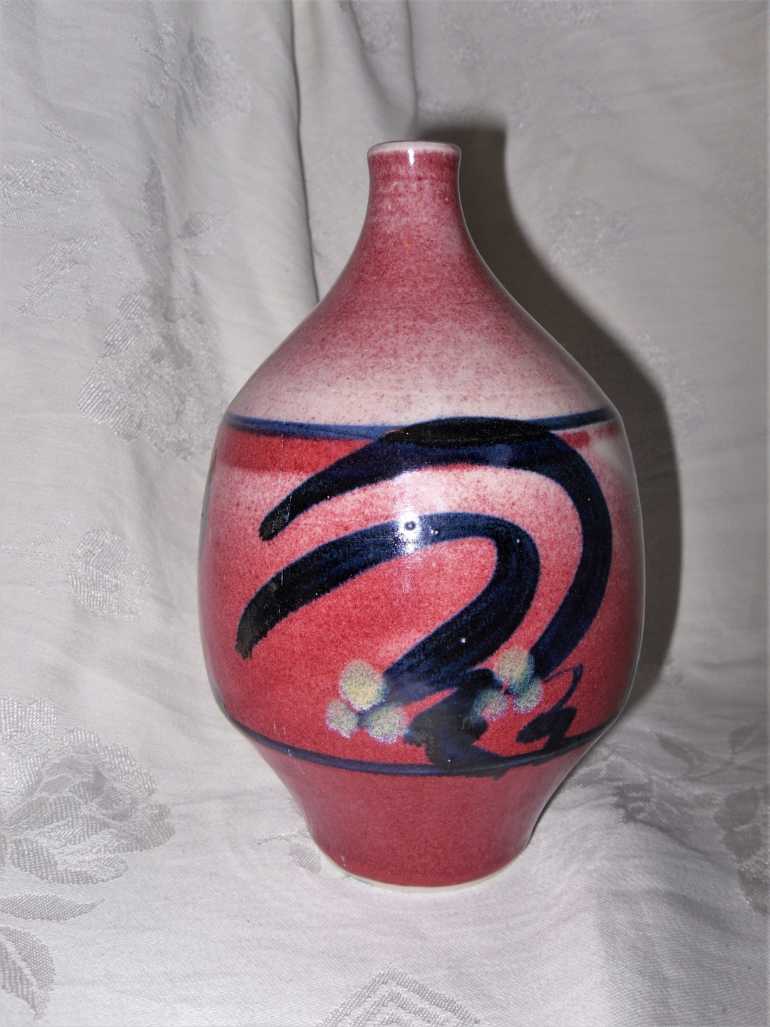 Signed STUDIO ART POTTERY Vase - Etsy