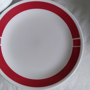 CORELLE URBAN RED Dinner Plates, Side Plates & Cereal/soup Bowls Sold ...