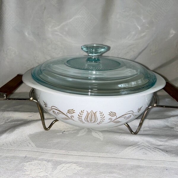 Pyrex Golden Tulip - Etsy