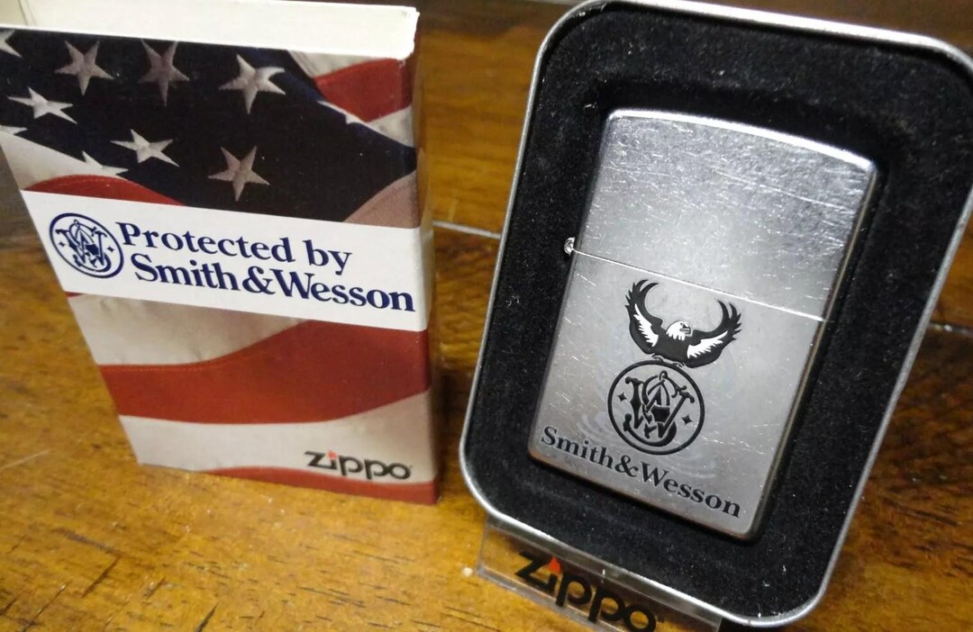 Rare 2007 Smith & Wesson Gun Maker Winged Logo Zippo Lighter - Etsy