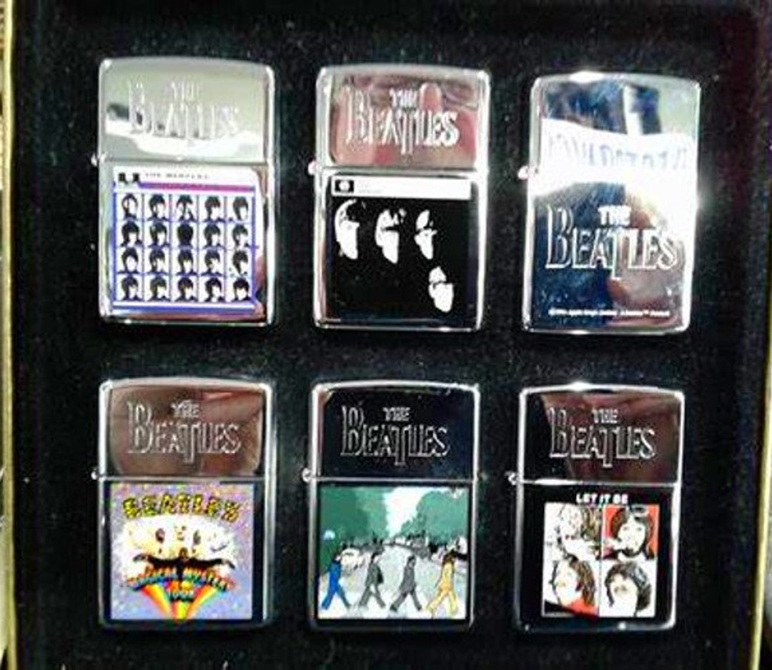Rare 1990's Beatles 6 Zippo Lighter Gift Set - Etsy