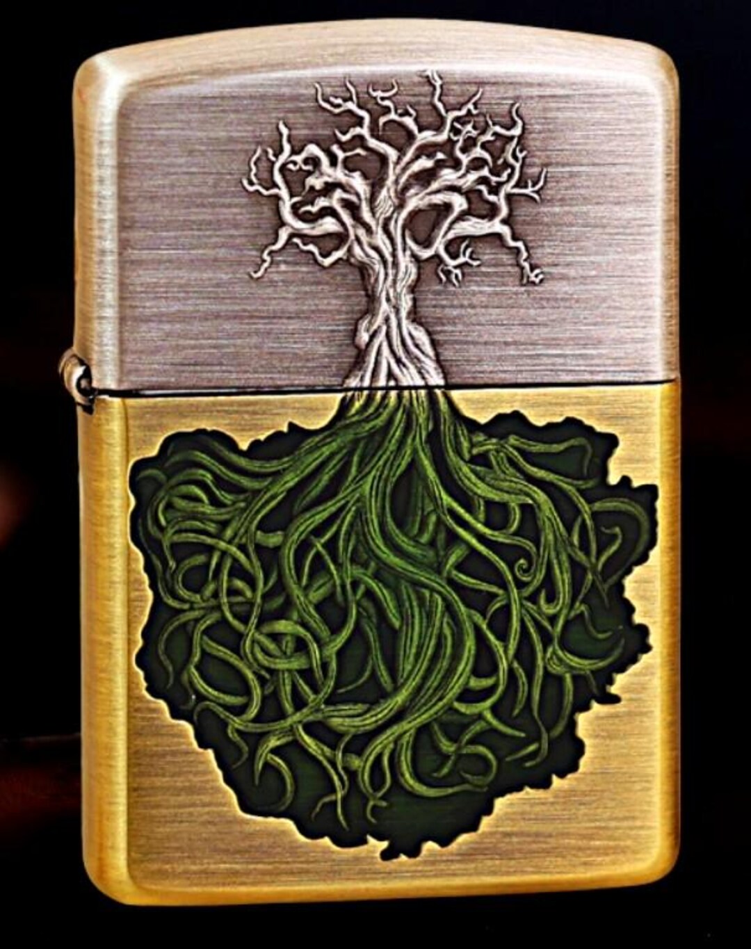 Rare Armor Tree of Life Bark Box Creativity Zippo Lighter - Etsy