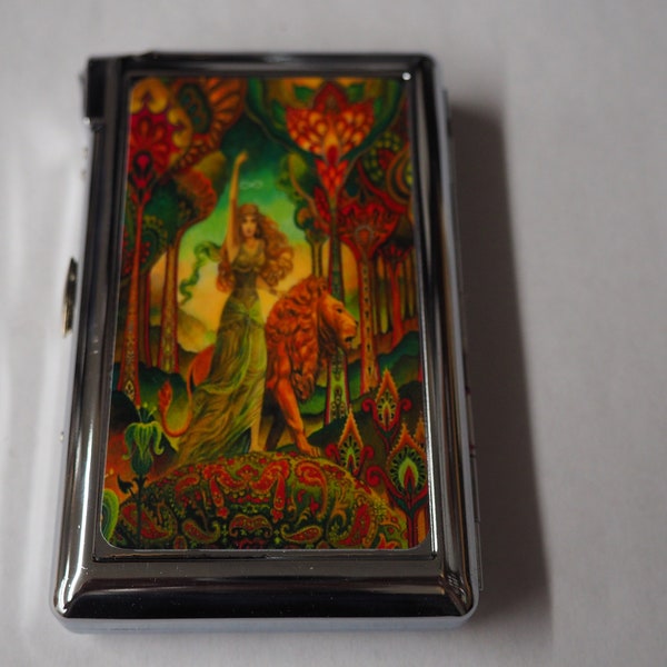 Lion Cigarette Case - Etsy