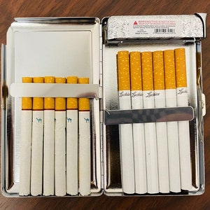 Art Deco Pinup Girl Cigarette Case for Filtered 100's Cigarettes With ...