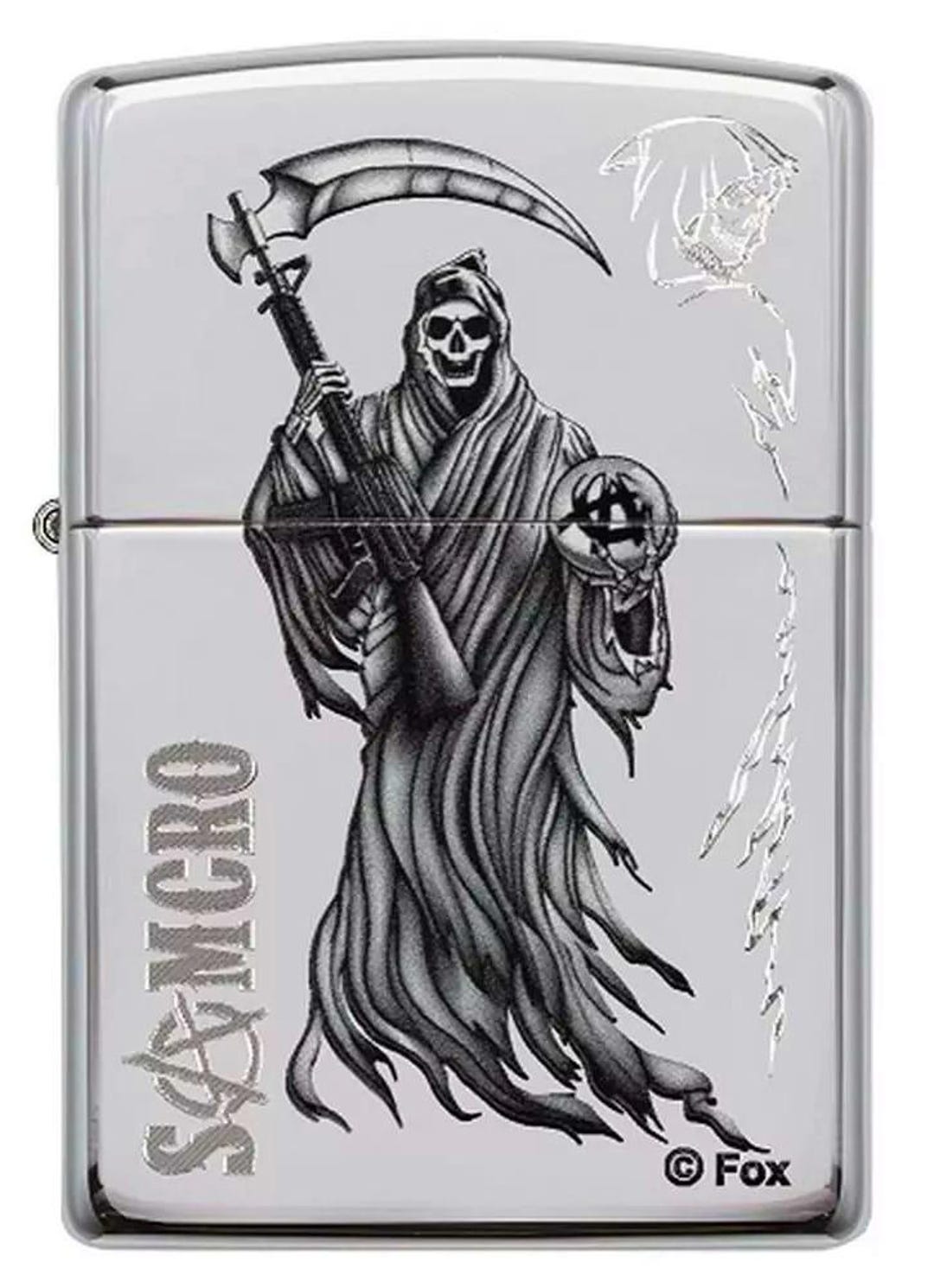 Rare Retired Sons of Anarchy Samcro Grim Reaper ZIPPO LIGHTER - Etsy