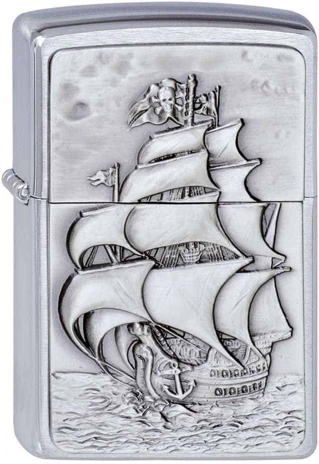 Rare Maritime Tall Sailing Ship Emblem Zippo Lighter - Etsy