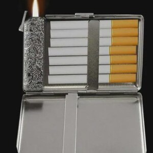 Art Deco Pinup Girl Cigarette Case for Filtered 100's Cigarettes With ...